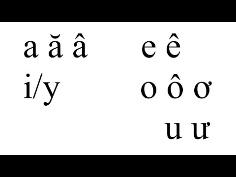 How to say the 12 vowels with diacritic dấu in Vietnamese