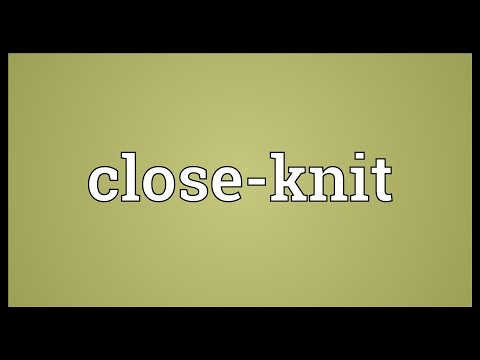 Close-knit Meaning