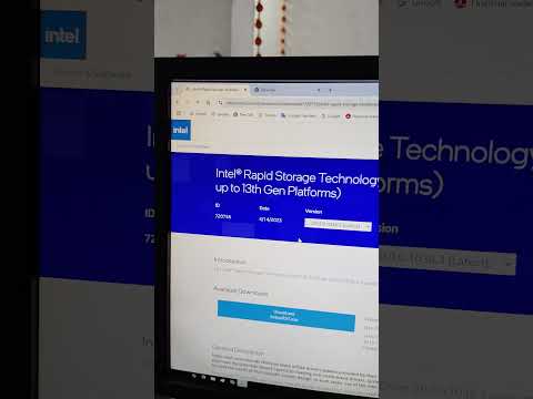 Intel RST vmd drivers problem