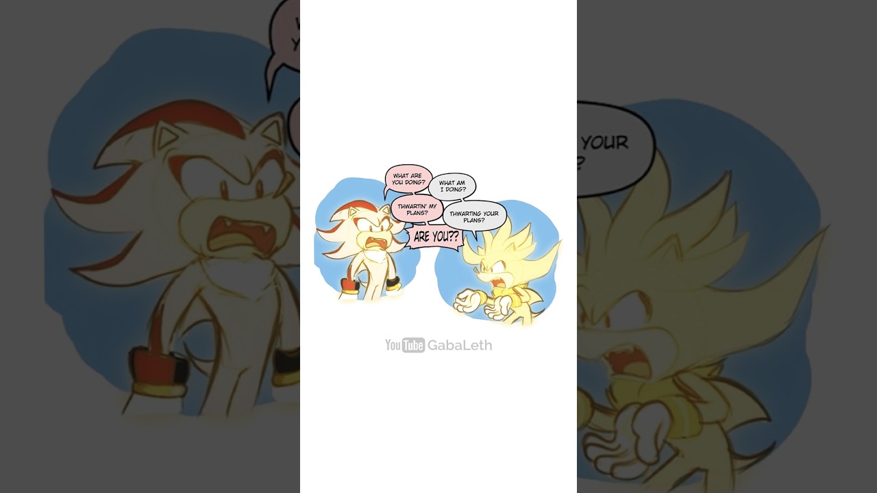 Shadow and Silver but they’re Vegeta and Trunks