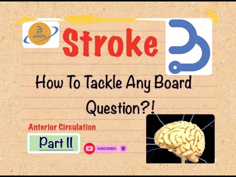 STROKES. Tackling all USMLE, COMLEX & NCLEX Questions on Strokes ! Part 2 /SIMPLIFIED and MADE EASY