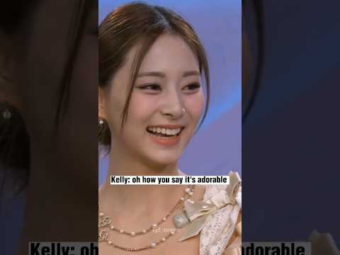 Kelly asking how to pronounce Tzuyu's name #kpop #kpopedit #twice #kpopshorts #fyp #viral #trending