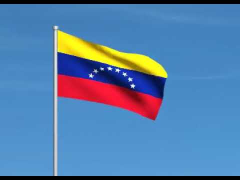 Venezuela flag waving
