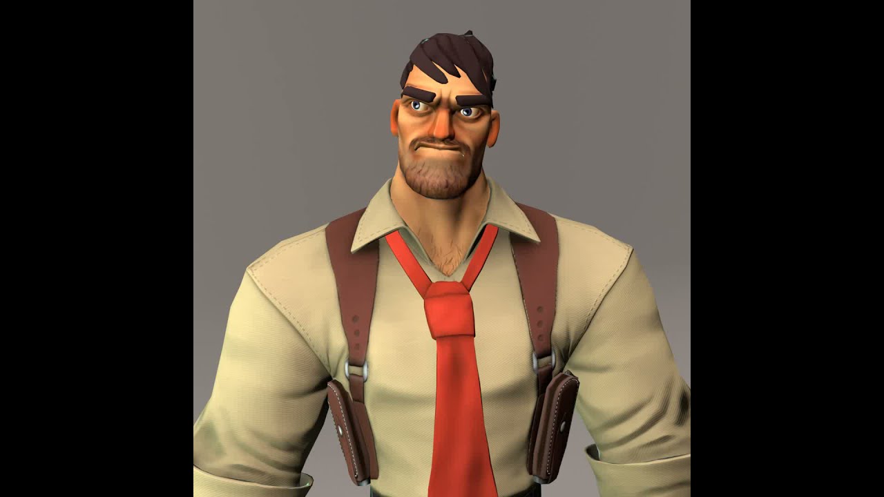 Stylized game character blender turnable