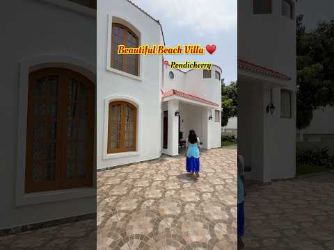 Pondicherry Beach Villa ♥️🤩 #resort #pondicherry #villastay