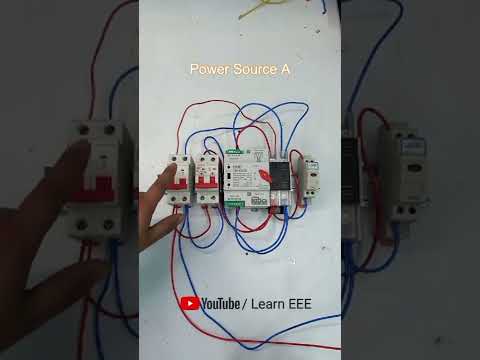 Dual power automatic transfer switch ATS YCQ4 is new developed micro household power transfer switch
