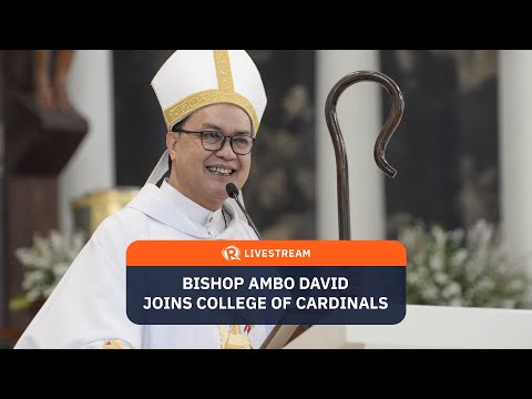 Bishop Ambo David takes oath as 10th Filipino cardinal
