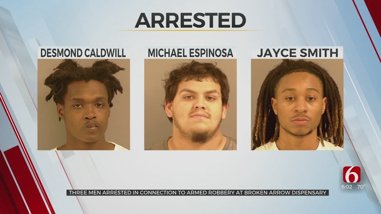 3 Suspects In Custody After Attempted Armed Robbery At Broken Arrow Medical Marijuana Dispensary