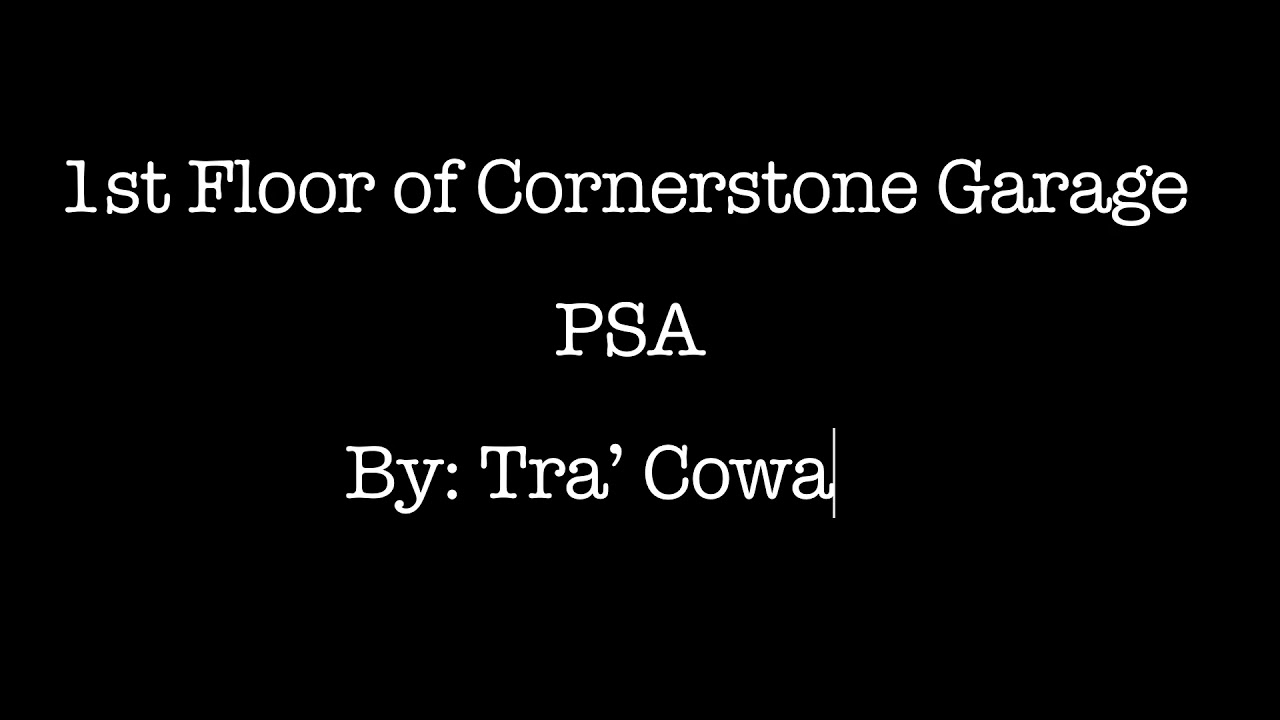 Cornerstone Garage PSA