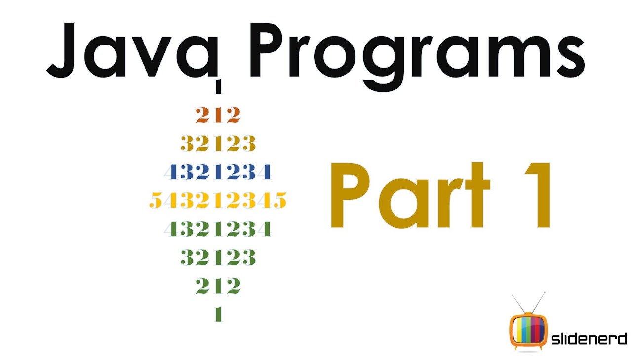 66 Java Patterns Numeric Diamond Part 1 |