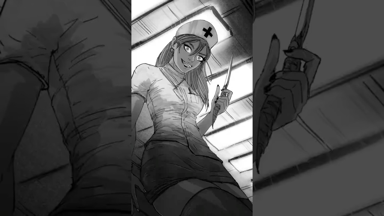 Drawing the Most Unhinged Nurse in Procreate