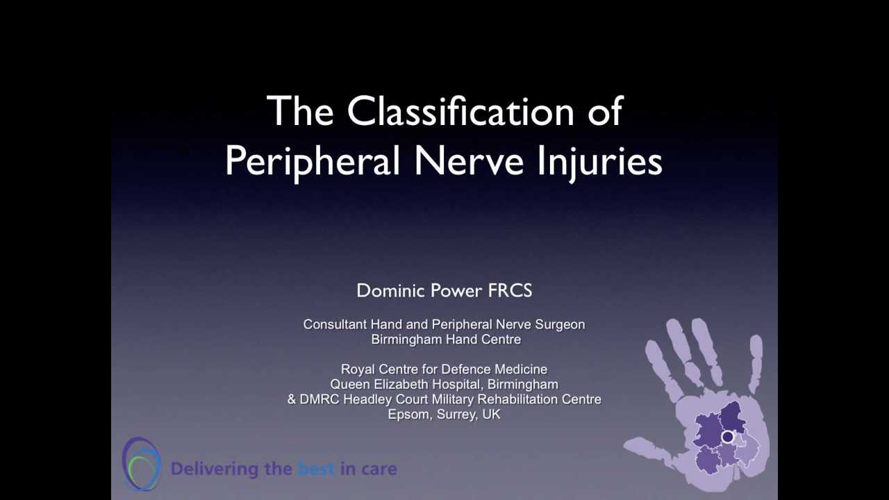 The Classification of Peripheral Nerve Injuries