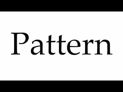 How to Pronounce Pattern