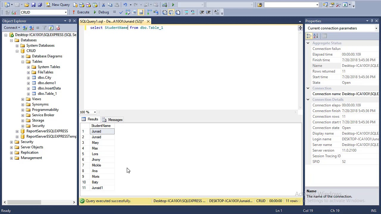 29 SQL Server - Get unique values With Distinct Statement