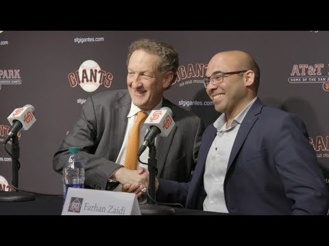 Giants Intro new President of Baseball Ops, Farhan Zaidi