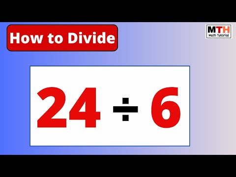 24 divided by 6 || 24÷6
