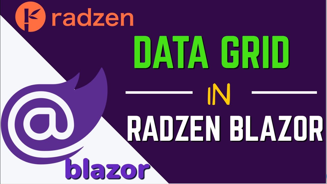 How to use Radzen Blazor DataGrid
