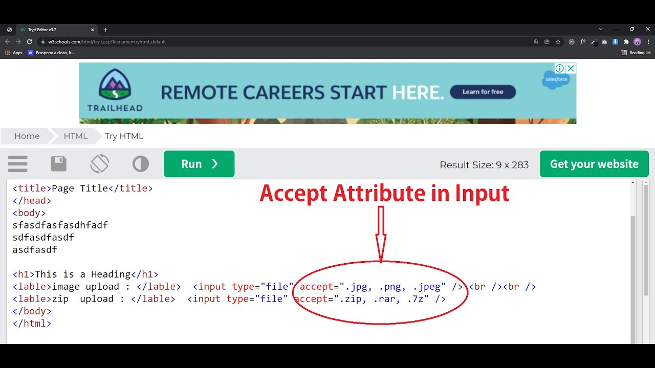 accept attribute explained in html