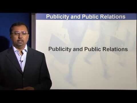Marketing Management Lectures - Meaning and Scope of Public Relations