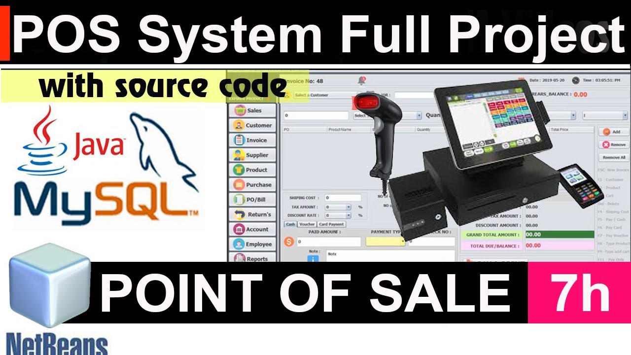 Java POS  inventory management system Full Video MySQL Net Beans with Src code #dappcode #possystem