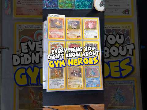 Everything YOU DIDN’T KNOW about Gym Heroes Pokemon cards! #pokemon