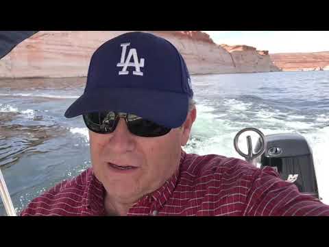 Cruising Lake Powell on my Boston Whaler