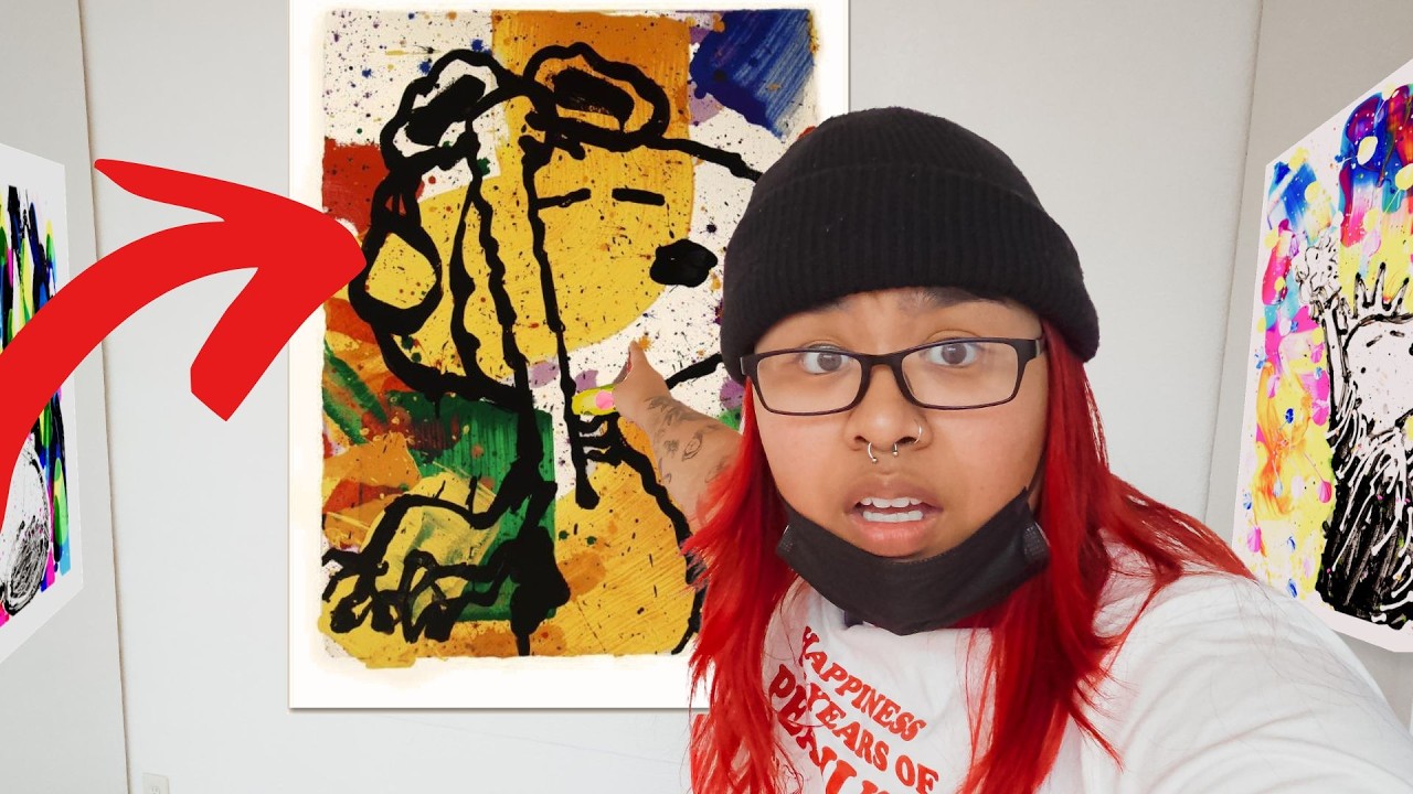 Nobody Told Me About This Snoopy Exhibit (ORIGINAL TOM EVERHART PIECES)