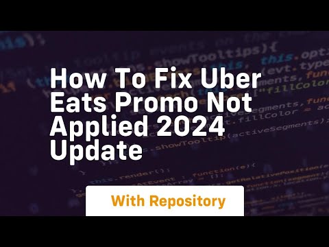 How to fix uber eats promo not applied 2024 update