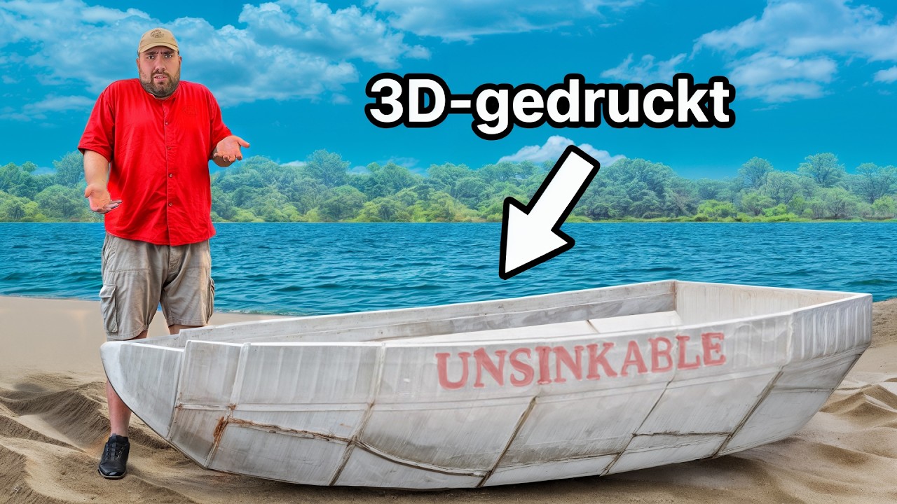 I 3D printed a boat! ⛵️