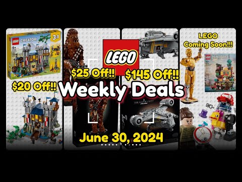 Weekly LEGO Deals!! Amazon LEGO Deals and Upcoming LEGO Star Wars Sets!!