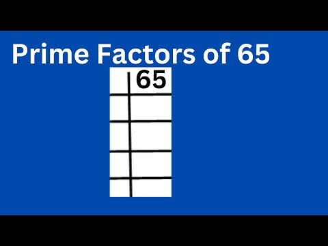 Prime Factors of 65