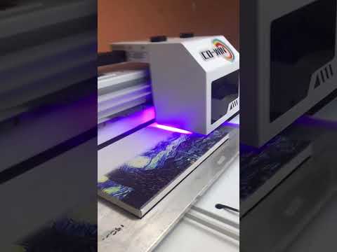 CO-WIN UV DTF Printer prints on Canvas. Do you like? #uvdtfprinter #uvprinter #uvdtf #canvas