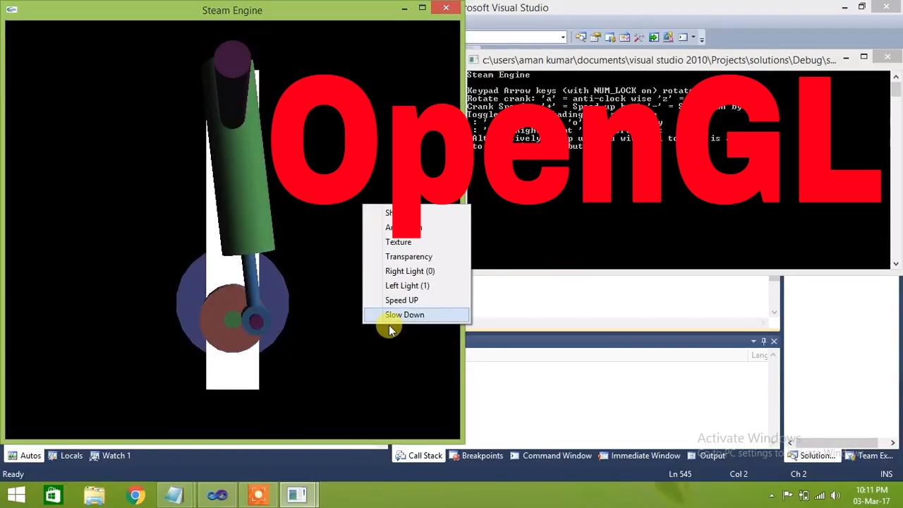 9. Computer Graphics using OpenGL