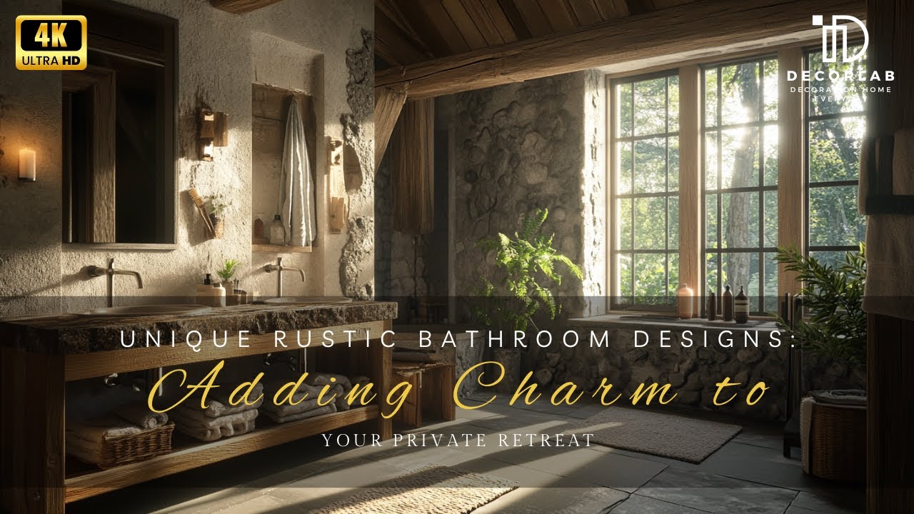 Unique Rustic Bathroom Designs: Adding Charm to Your Private Retreat