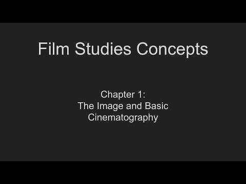 Film Studies Concepts: Chapter 1 (ASIA 355)
