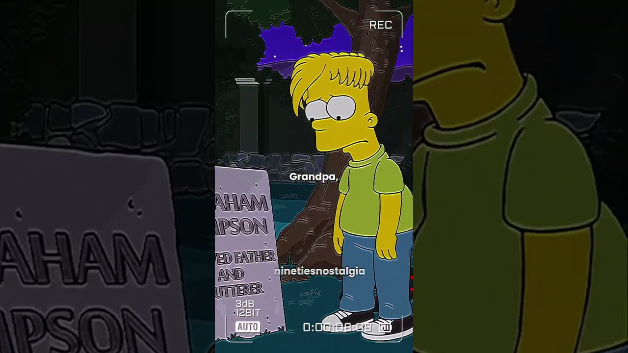 saddest simpson scene #simpsons #bartsimpson #sad #sadshorts #emotional #sadpoetry