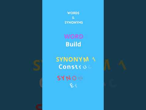 English Words & Synonyms - Starting with the letter B - Part 7 #english #synonyms #vocabulary