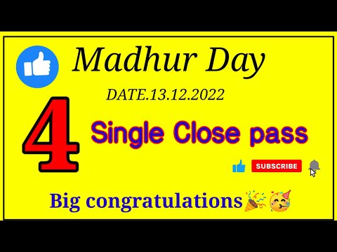 13~12~2022||madhur day||madhur day today|| open fix OTCđ¯
