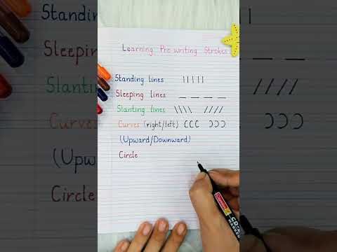 First step to writing.. Pre writing strokes.. #prewriting #prewritingskills #prewritingactivities