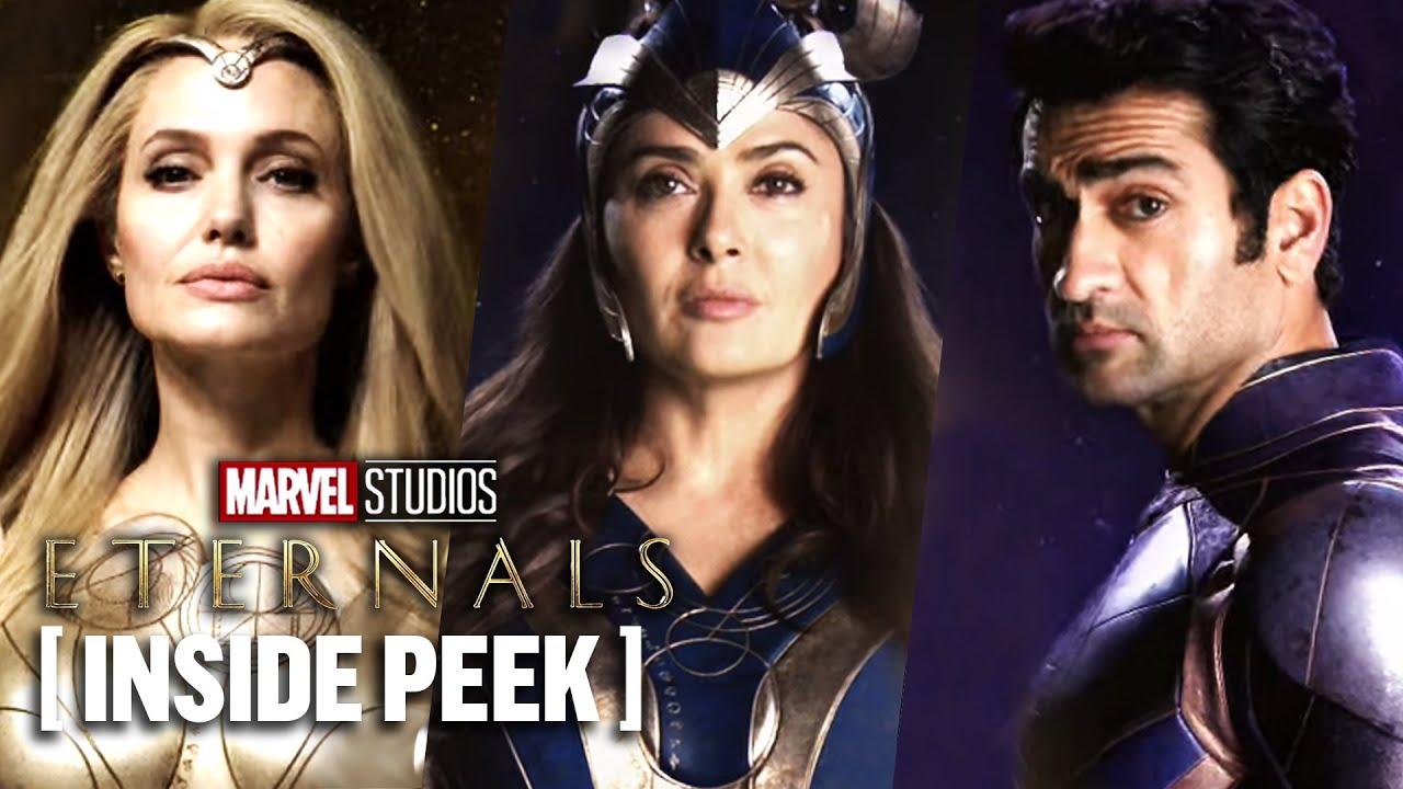 Eternals: Behind-the-Scenes Featurette With Angelina Jolie, Salma Hayek, & More!