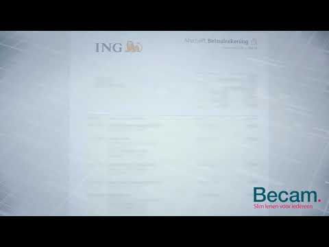 Becam Een bankafschrift downloaden bij ING