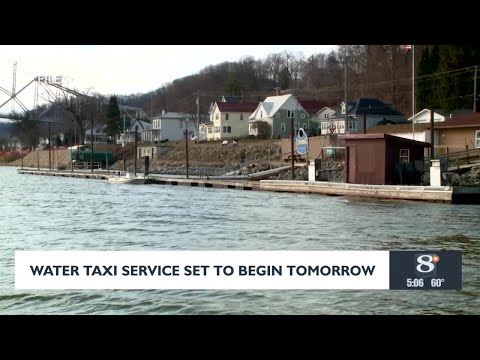 Water taxi service set to begin tomorrow