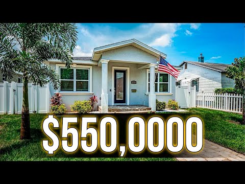 Inside a $550,000 Newer Single Family Home in St. Petersburg FL