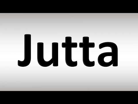 How to Pronounce 'Jutta'