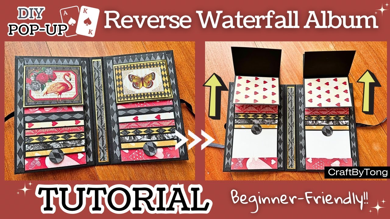 Reverse Waterfall Album Tutorial (Full Build + Mechanism!)