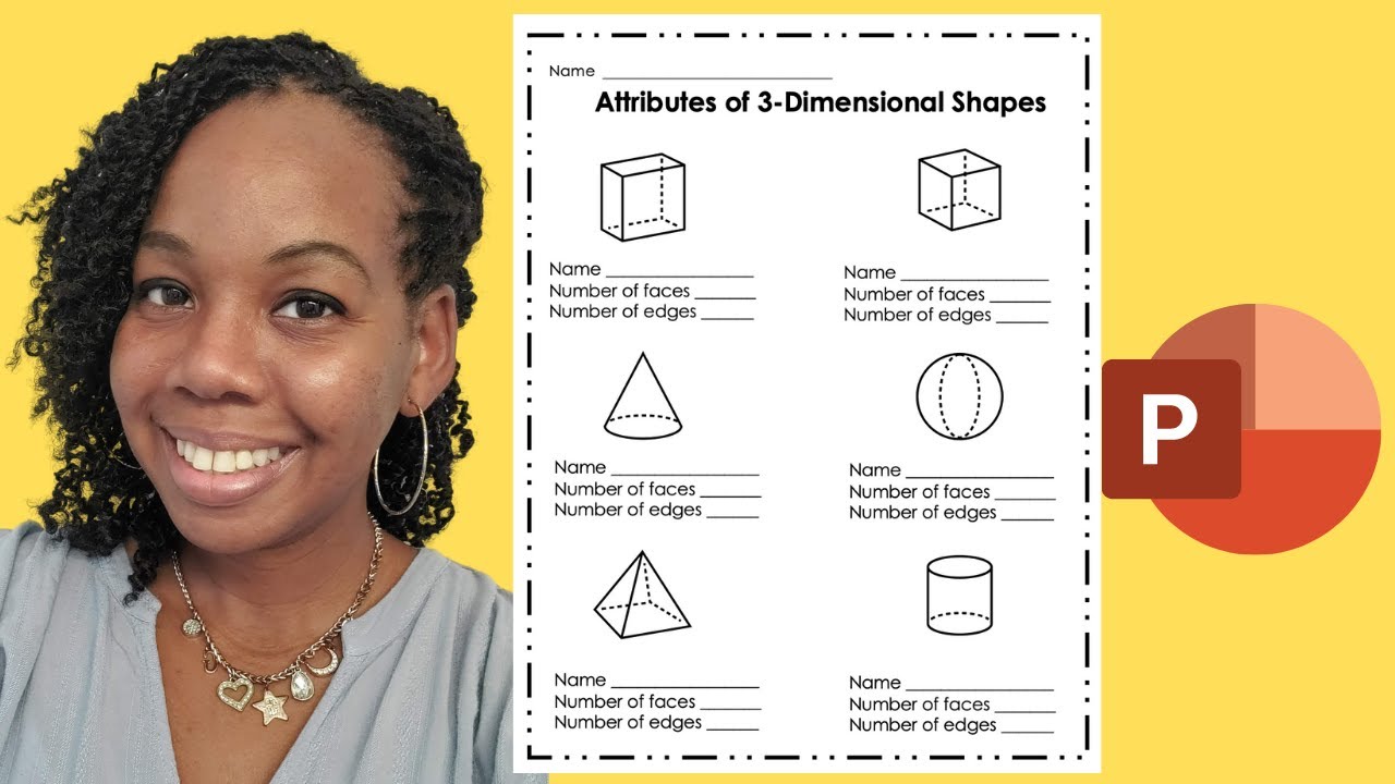 How to Add 3D Shapes in PowerPoint | Elementary Math Resources