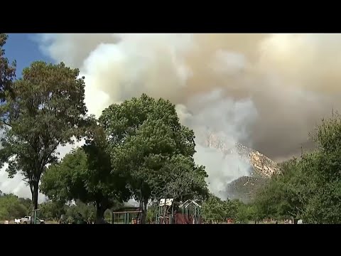 Brush fire in Lakeside grows to 340 acres, prompts evacuations | NBC 7 San Diego