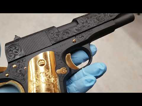 Custom Hand Engraved 38 super