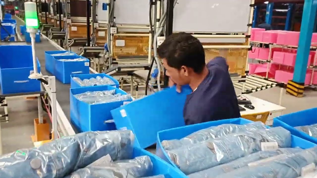 Pack Line Conveyor With Through Beam Sensors - Nido Automation