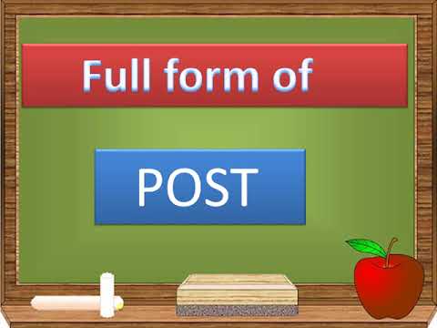 Full form of post